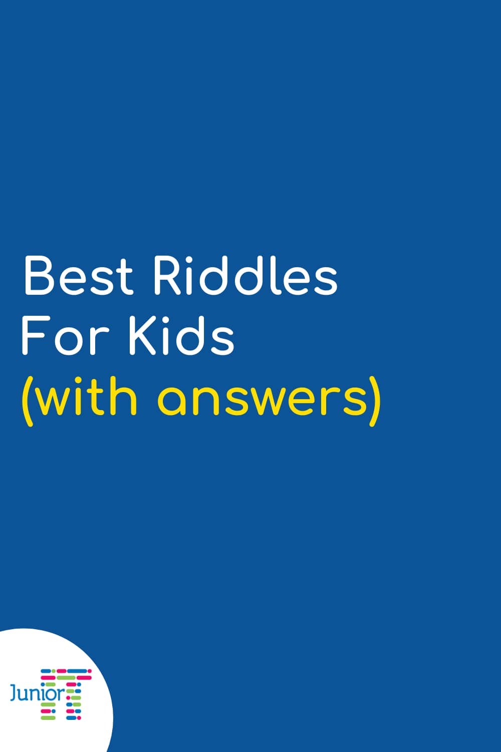Best Riddles For Kids (with Answers) I JuniorIT Coding Classes